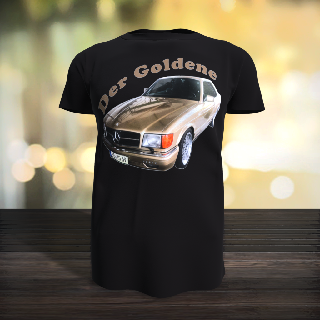 T-Shirt Der Goldene auf der Brust ⋆ My CMS